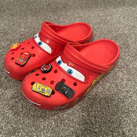 Mcqueen Crocs Pretty Beat Have All Jems One Foot Depop
