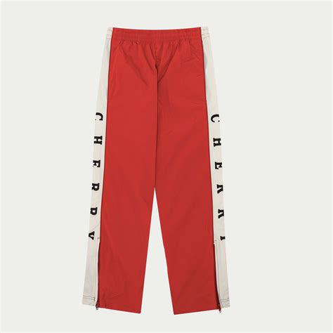 Pit Crew Track Pants Red Cherry La