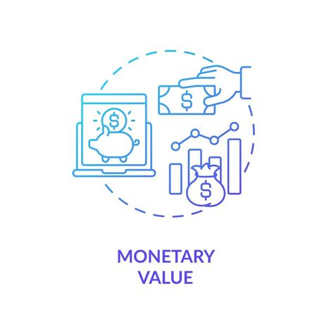 Monetary Value Concept Icon 2486778 Vector Art At Vecteezy