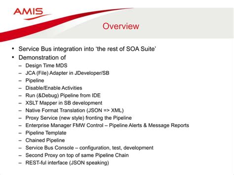 Soa Suite 12c Service Bus New Features Summary Ppt