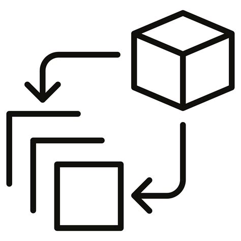 Dimensionality Reduction Icon Line Vector Illustration 37328747 Vector Art At Vecteezy