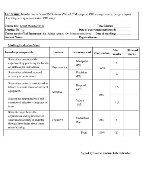 Smart Manufacturing Lab 2 Pdf