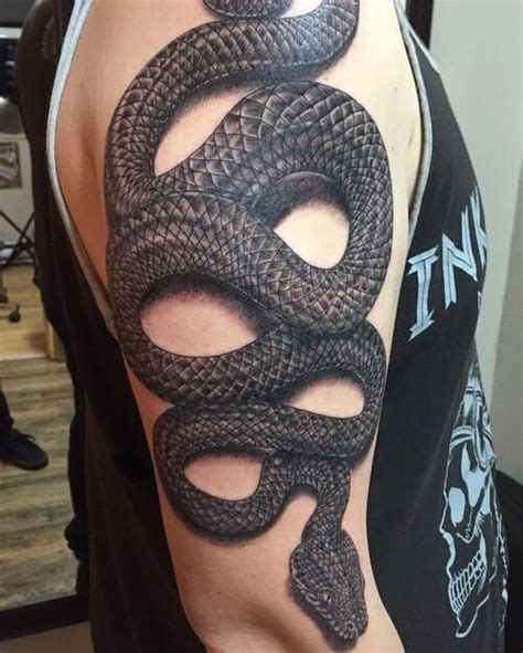 Snake Half Sleeve Tattoo