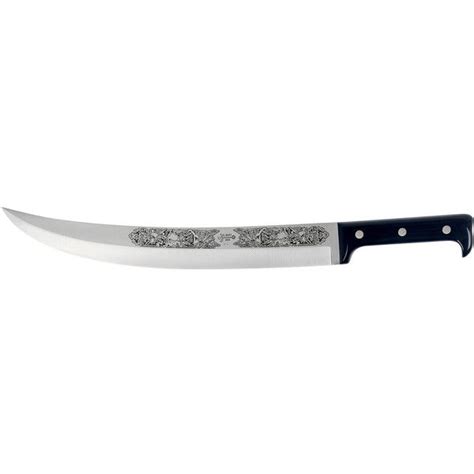 Coltellerie Berti Saber Knife With Black Plexiglass Handle 350 Liked
