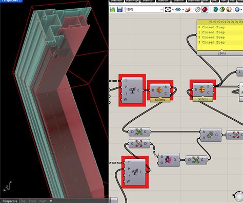 Extrusion Of Profiles Along The Curve Grasshopper Mcneel Forum