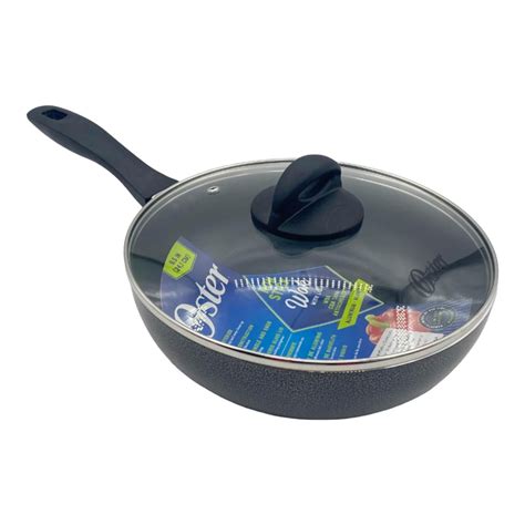 Oster Sartén Wok Con Tapa Antiadherente 26 Cm Bastone Lider