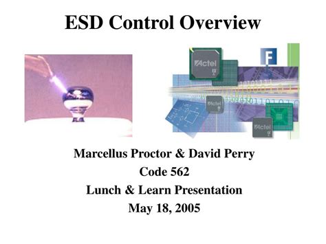 Ppt Esd Control Overview Powerpoint Presentation Free Download Id