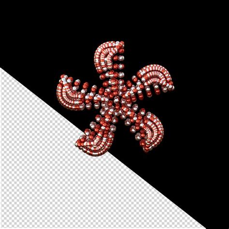 Premium Psd Symbol Of Small Silver And Red Spheres