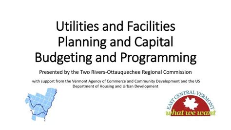 Ppt Utilities And Facilities Planning And Capital Budgeting And