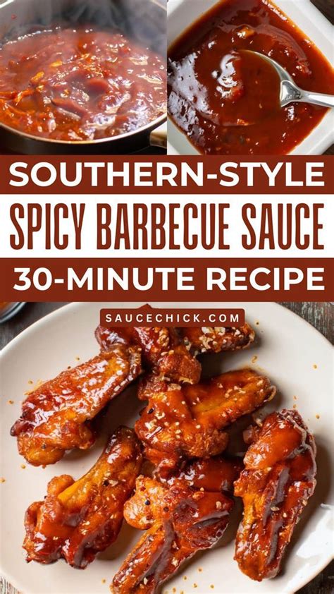 Spicy Southern Style Barbecue Sauce Recipe Homemade Sauce Recipe