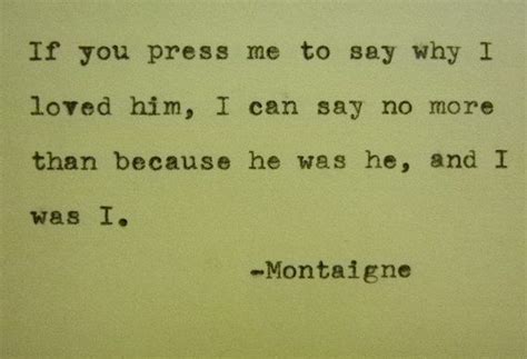 Montaigne Quote Hand Typed Typewriter Quote Typed With Vintage