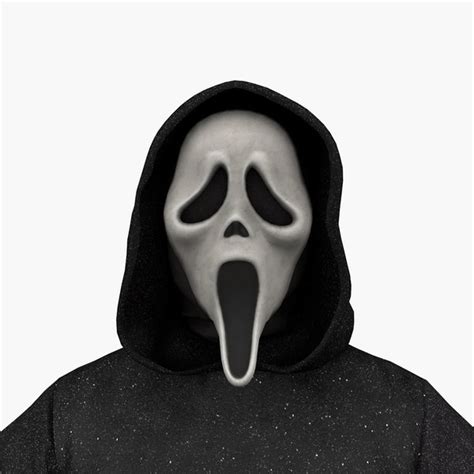 3d модель Ghostface Scream Turbosquid 2018106
