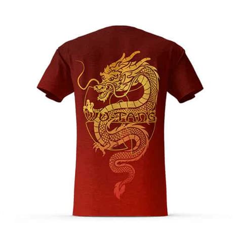 Wu Tang Clan Golden Dragon Logo T Shirt
