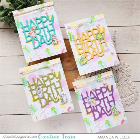 Mass Producing Birthday Cards Tutorial