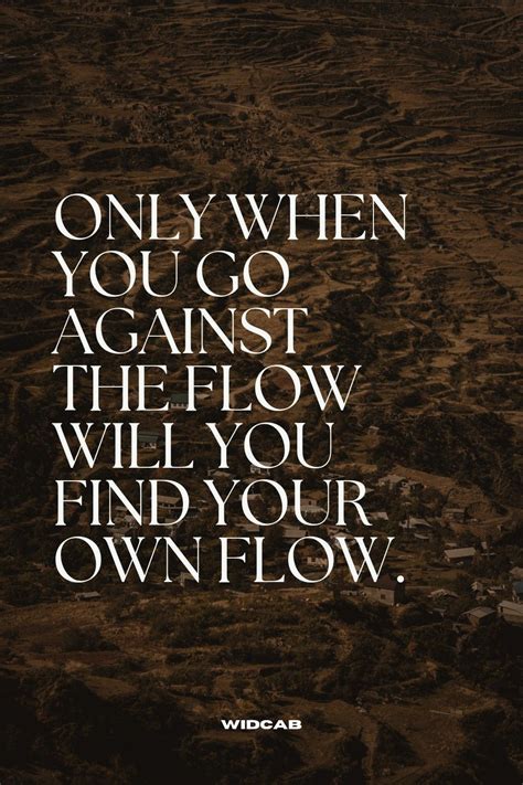Going Against The Flow