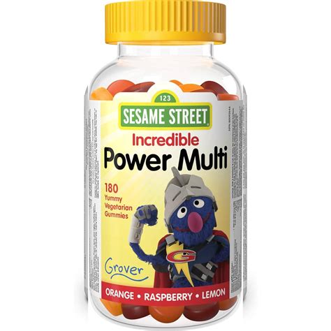 Webber Naturals Sesame Street Multivitamin And Mineral
