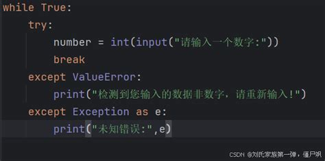Python中的异常处理，以及什么情况下需要处理异常python中一定得捕获异常吗 不处理可以不 Csdn博客