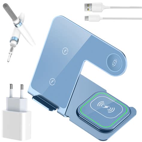 Incarcator Wireless 3 In 1 Emady™️ Fast Charger 15w Compatibil Cu