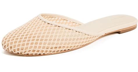 Reformation Melly Flat Mules In Black Lyst