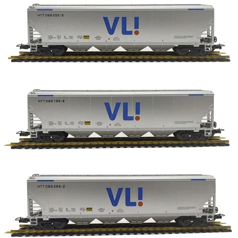 Kit Com 3 Vagoes Carga Htt Vli Numeração De Lançamento Shopee Brasil