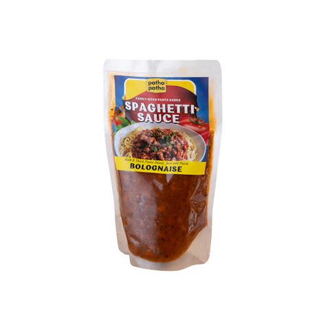 Patha Patha Spaghetti Bolognaise Sauce 400ml Looters