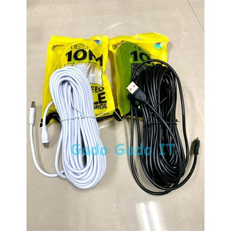 Jual SATOO Ten M Cable Kabel Micro USB High Speed Charge For Smarthone Android Meter