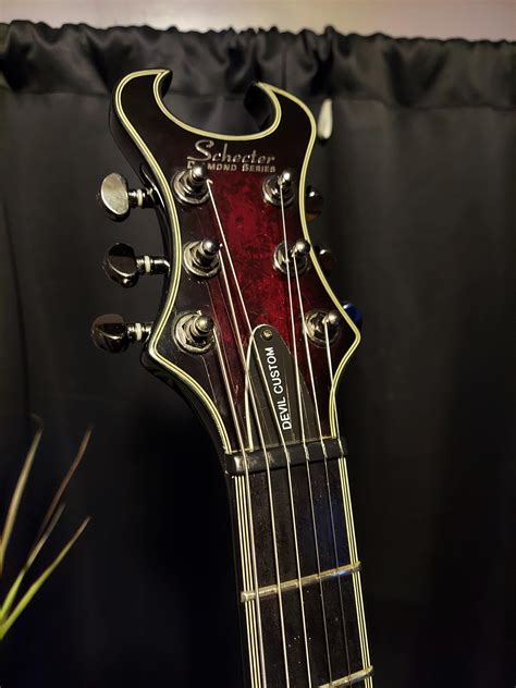 Picked Up This Rare Find Today Schecter Devil Custom From 2008 R