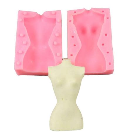 Molde Silicón Cuerpo Mujer 2pcs 002 Asia Mall