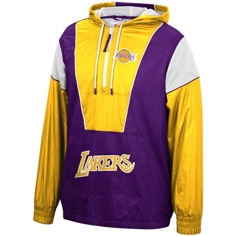 Los Angeles Lakers Half Zip Hoodie Jacket