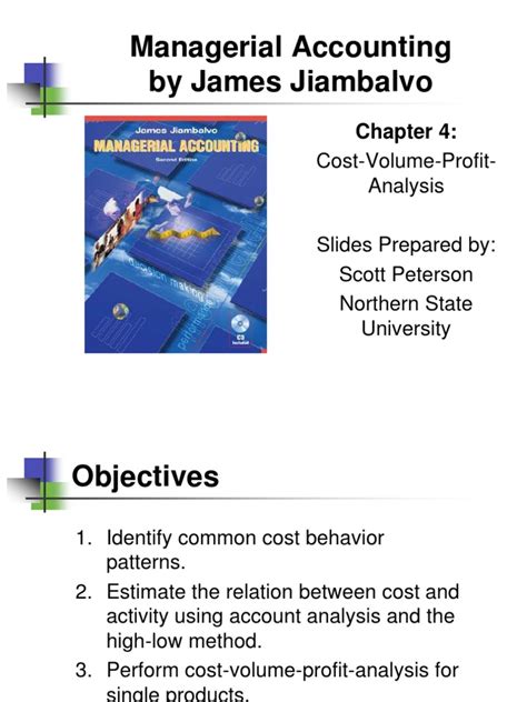 4 Cvp Analysis Marketing Market Economics