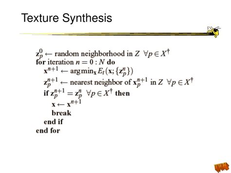 Ppt Texture Optimization For Example Based Synthesis Powerpoint Presentation Id4383879
