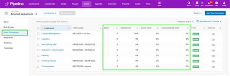 Email Campaign Reporting