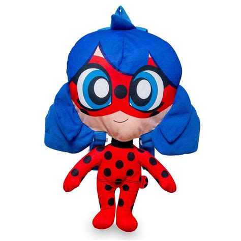 Miraculous Ladybug 17 Inch Plush Backpack