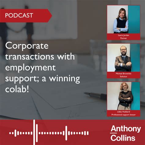 Anthony Collins On Linkedin Podcast Corporate Employment