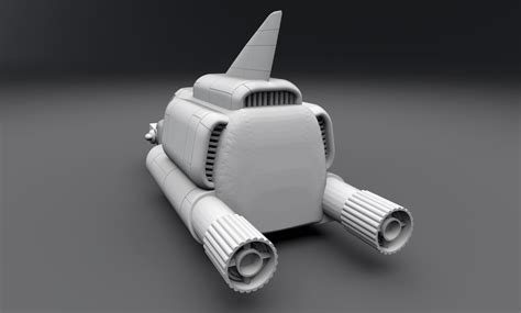 Thunderbird 4 Scale Model 3d Model 3d Printable Cgtrader