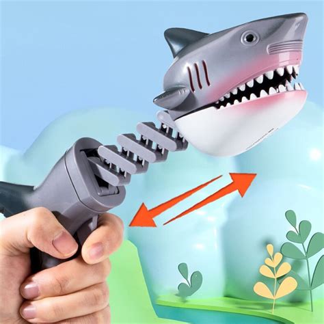 Dinosaur Telescopic Spring Handle Manipulator Extendable Clamp Bite