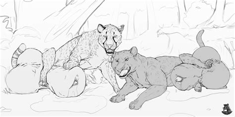 Rule 34 Absurd Res Barbbed Cheetah Felid Feline Gage Gage The Panther