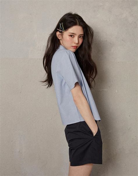 지오다노 한소희 코튼 버뮤다 쇼츠 위시버킷