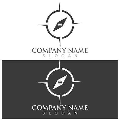 Premium Vector Compass Navigation Icon Vector Illustration Template