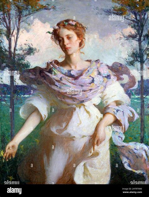 Summer By Frank Weston Benson 1862 1951 Oil On Canvas 1890 Stock