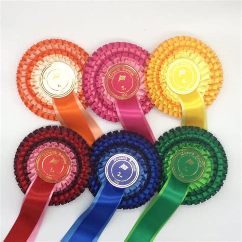Rosette Set 1st 6th Monarch Rosettes
