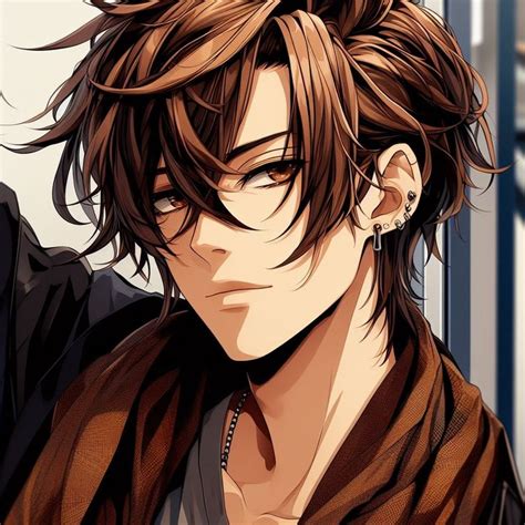 Cute Brown Haired Anime Guy I 2024