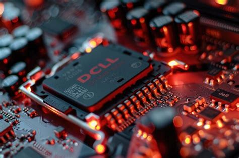 Dell Computer Cpu Motherboard Detailed Hands Closeup Premium Ai Generated Image