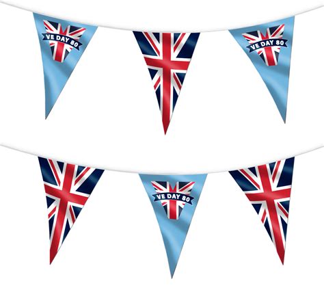Ve Day Logo Bunting Hampshire Flag Company