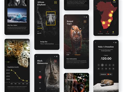 Threatened Species Mobile App Mobile App App Design Species