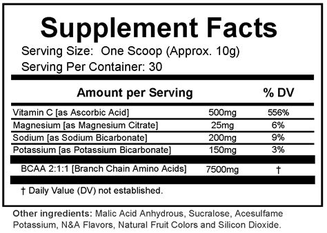 Bcaa Various Flavors We Do Private Label