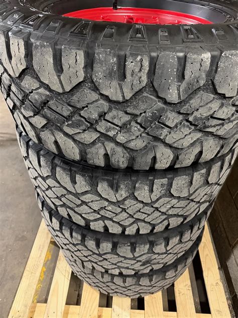 Wisconsin 20 Rims With 35 Goodyear Duratrac Tires Jeep Wrangler