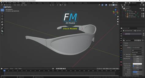 Glasses Wrap Around By Francescomilanese85 3docean