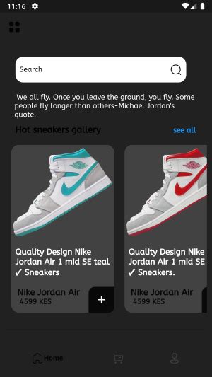A Simple Shoe App Using Flutter
