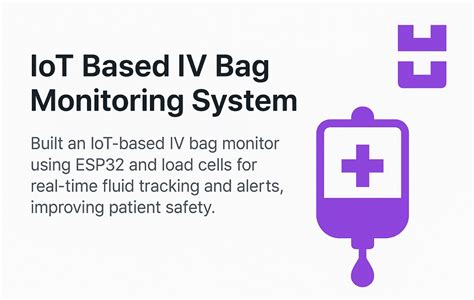 Github Gowthami Sundaramiot Based Iv Bag Monitoring System